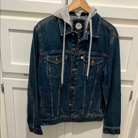 Jackets & Coats | Stylish Denim Jacket With Hood | Poshmark